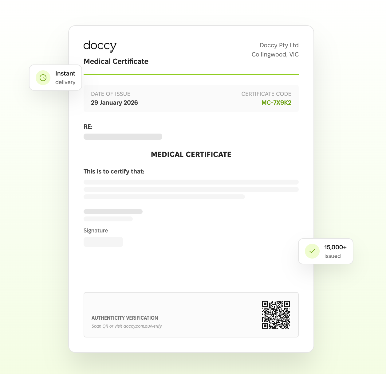 Online Medical Certificate Australia | $12.90 | Fast & Easy
